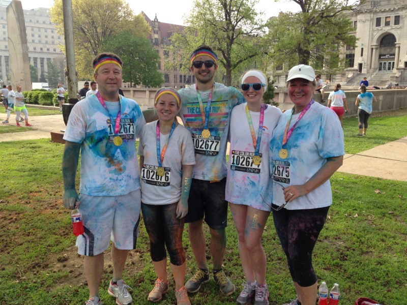 Dr. Rieger represents PVI at Color Run | Pepose Vision